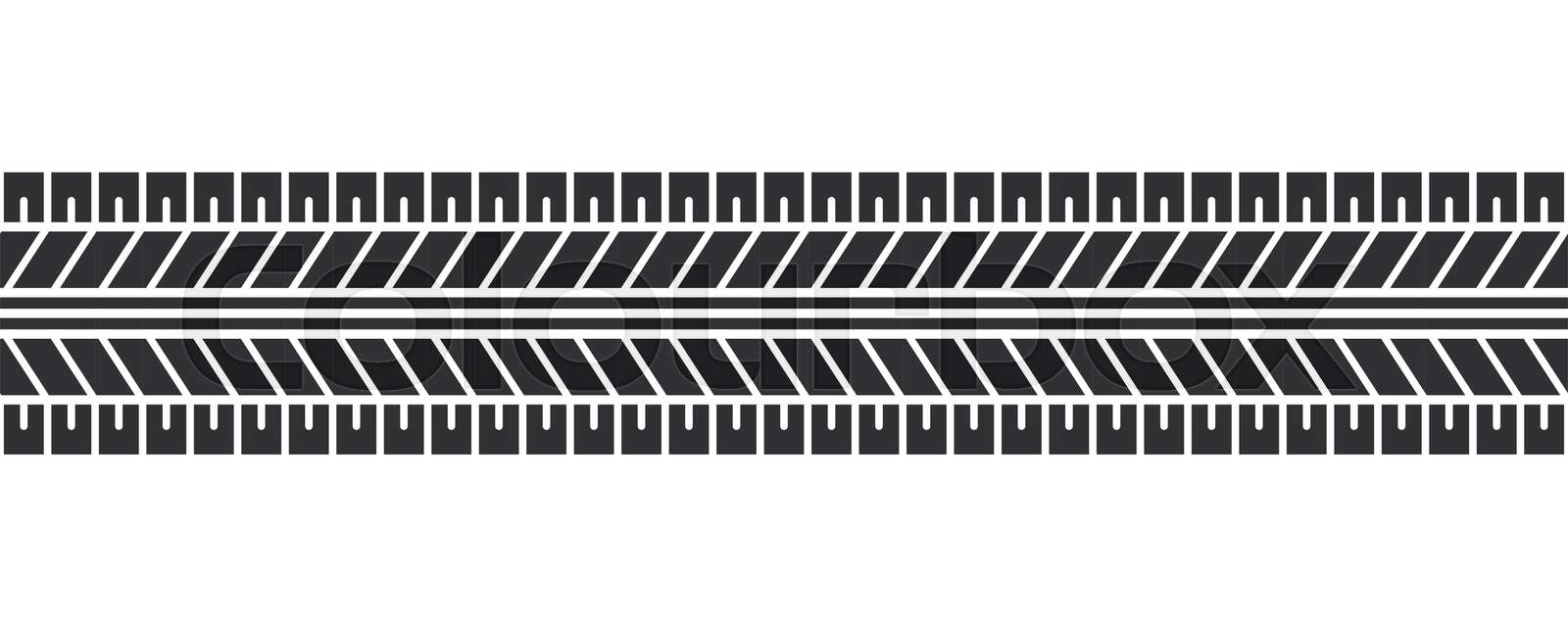 Tire Tread Marks Clipart