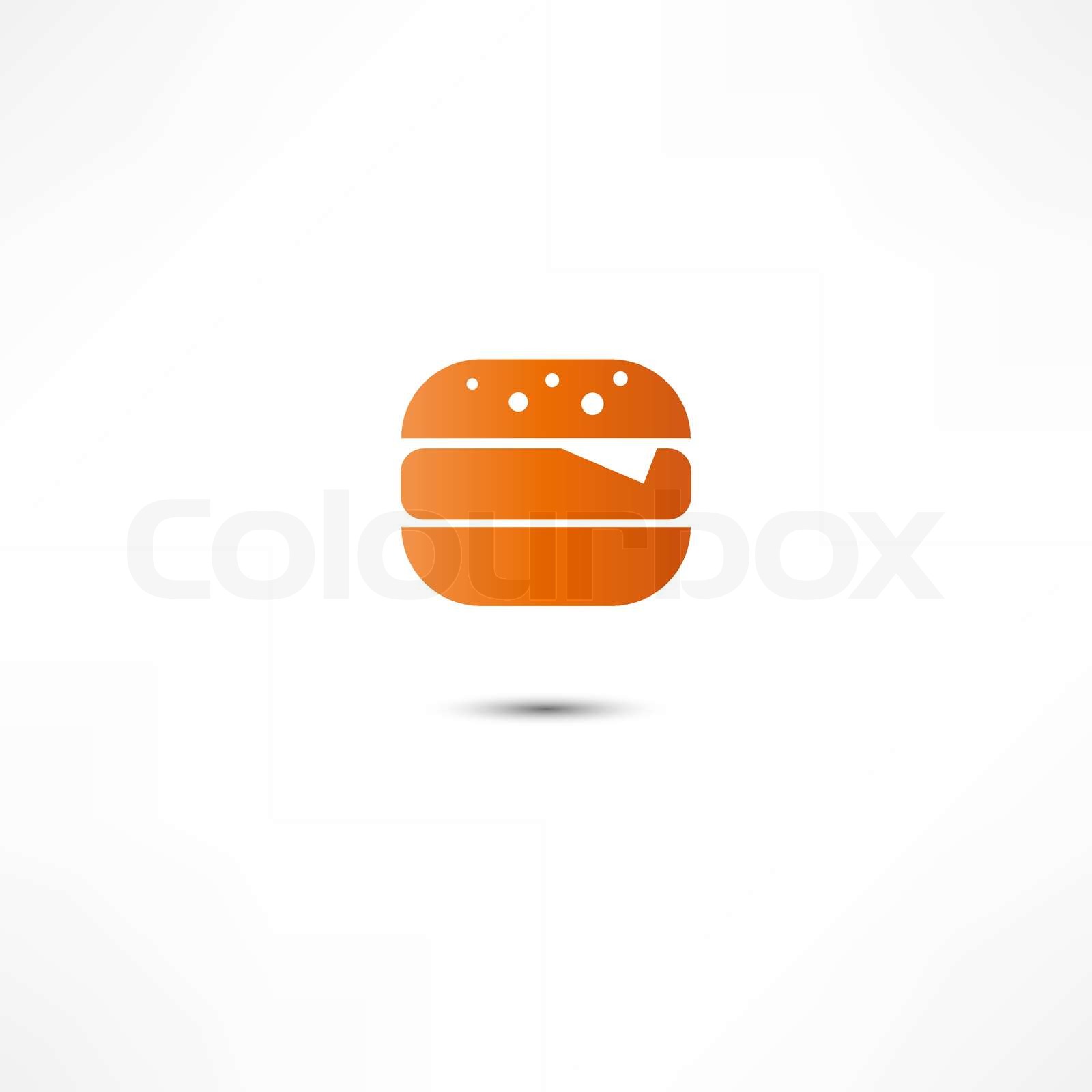 Burger Icon | Stock vektor | Colourbox