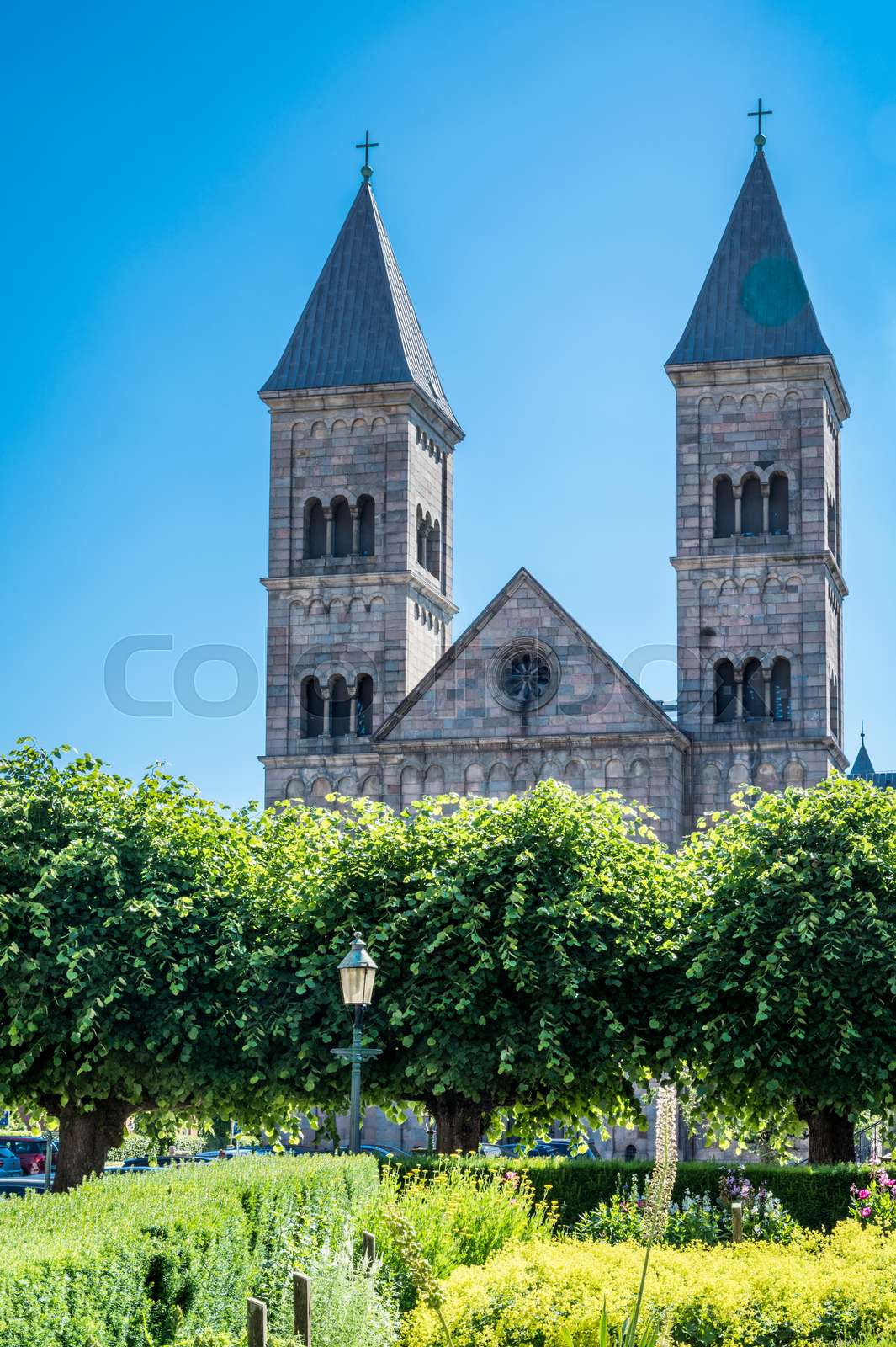 The old danish Viborg Cathedral in Jutland | Stock image | Colourbox