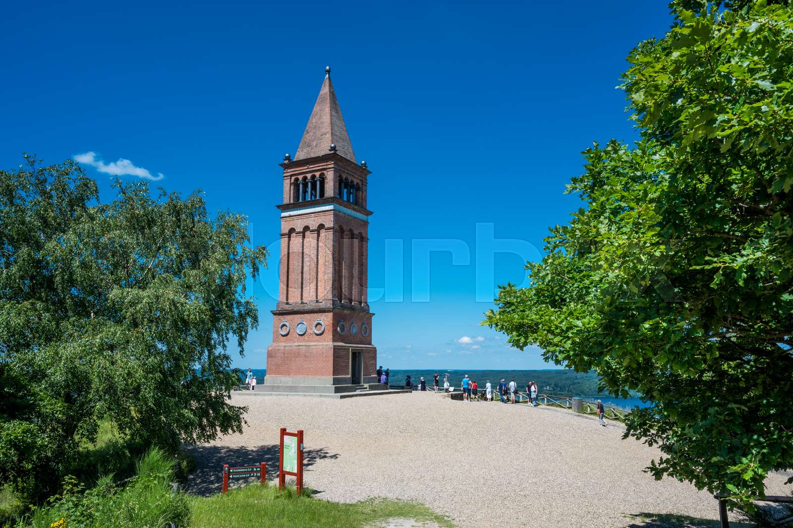 The danish tourist attraction Himmelbjerget | Stock image | Colourbox