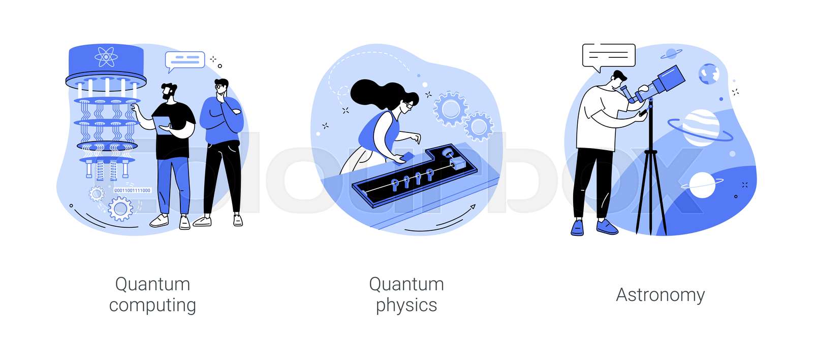 Scientific Research Isolated Cartoon Vector Illustrations Se Stock Scientific Research Isolated Cartoon Vector Illustrations Se Stock