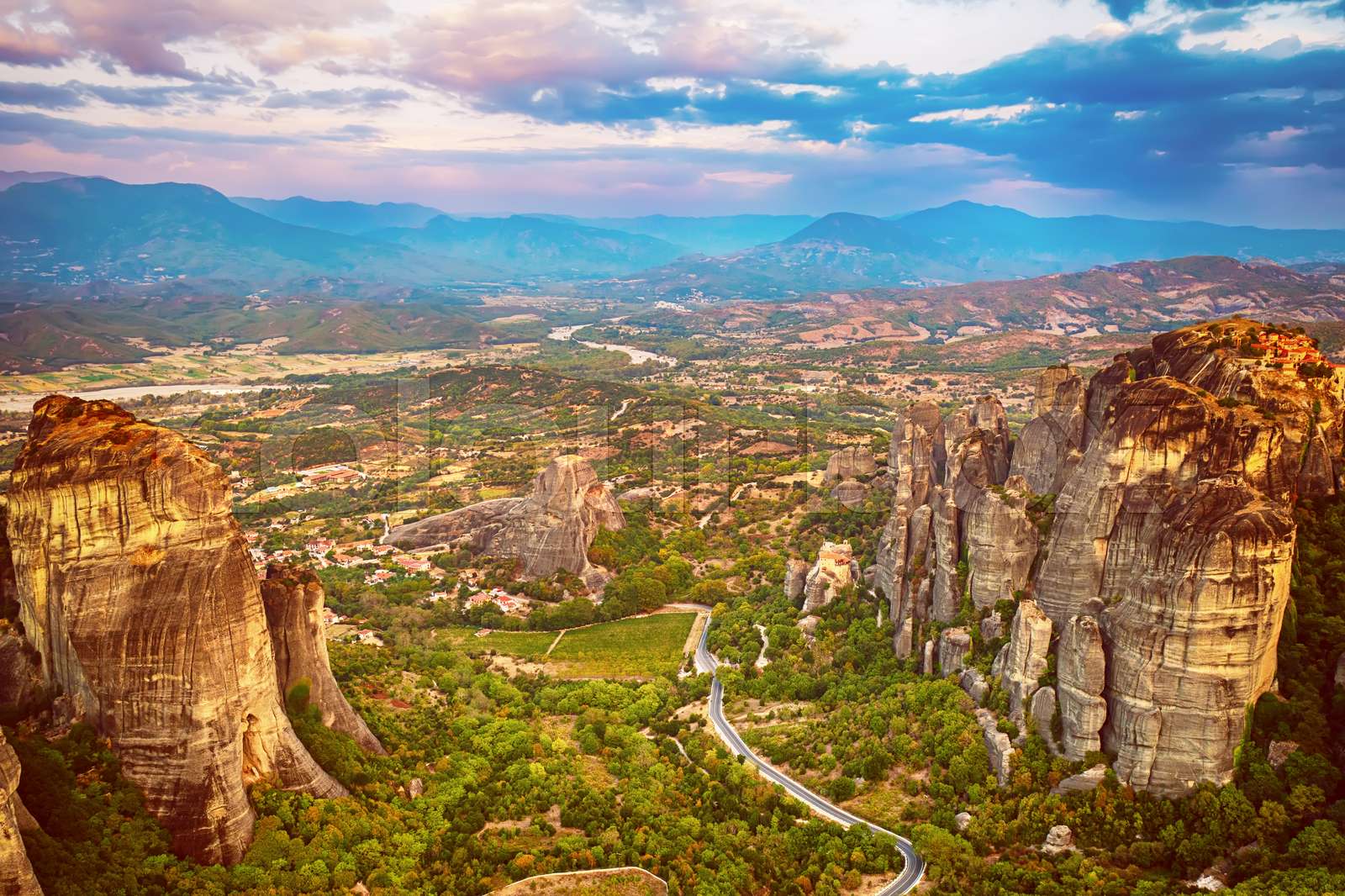 Meteora rocks, Greece. | Stock image | Colourbox