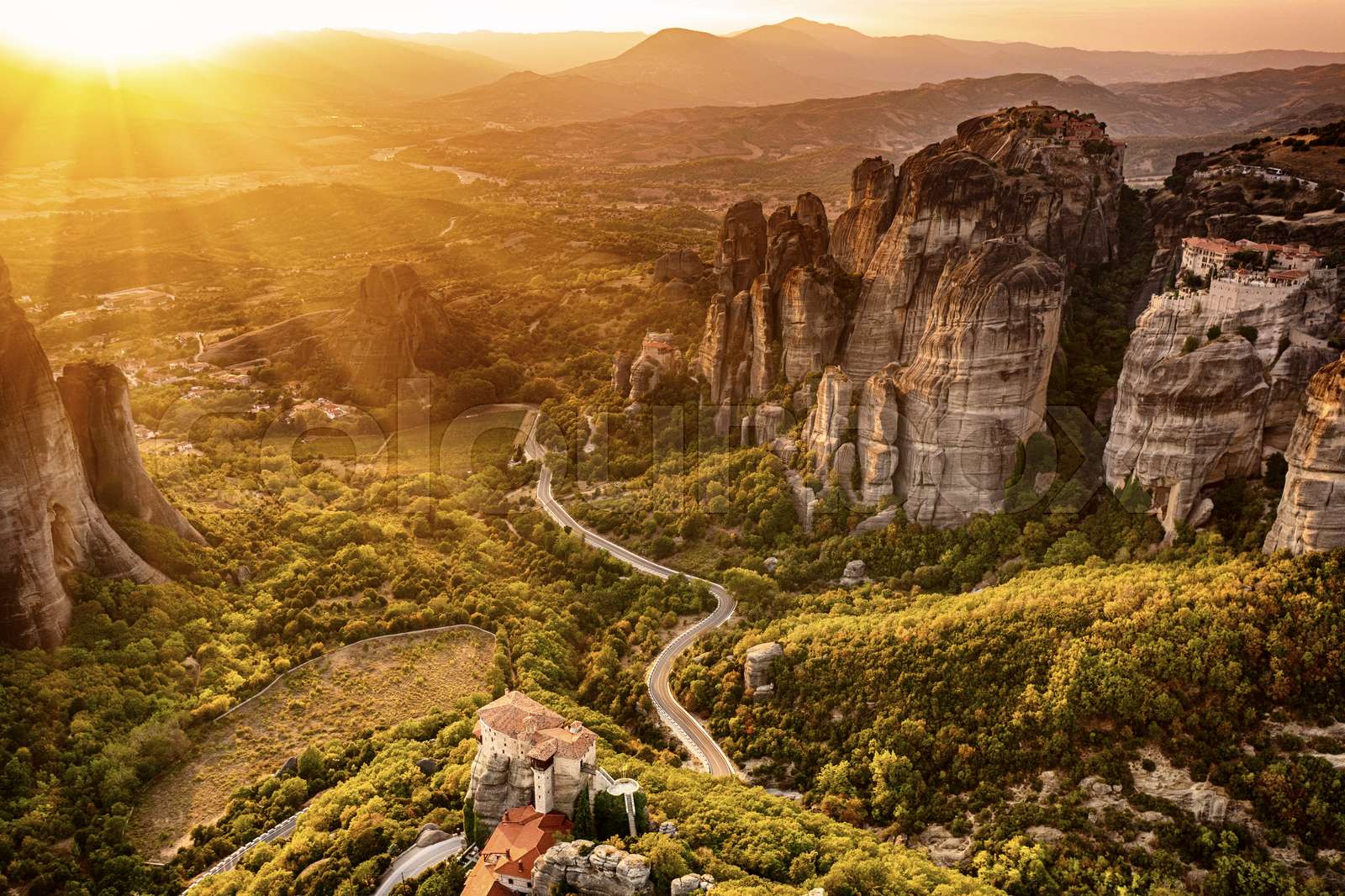 Meteora rocks, Greece. | Stock image | Colourbox