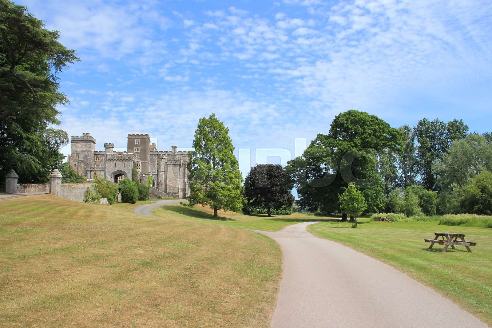 Powderham Castle in England. | Stock image | Colourbox