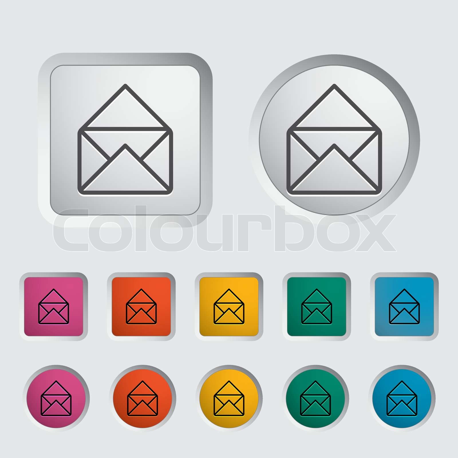 Briefumschlag-Symbol | Stock-Vektor | Colourbox