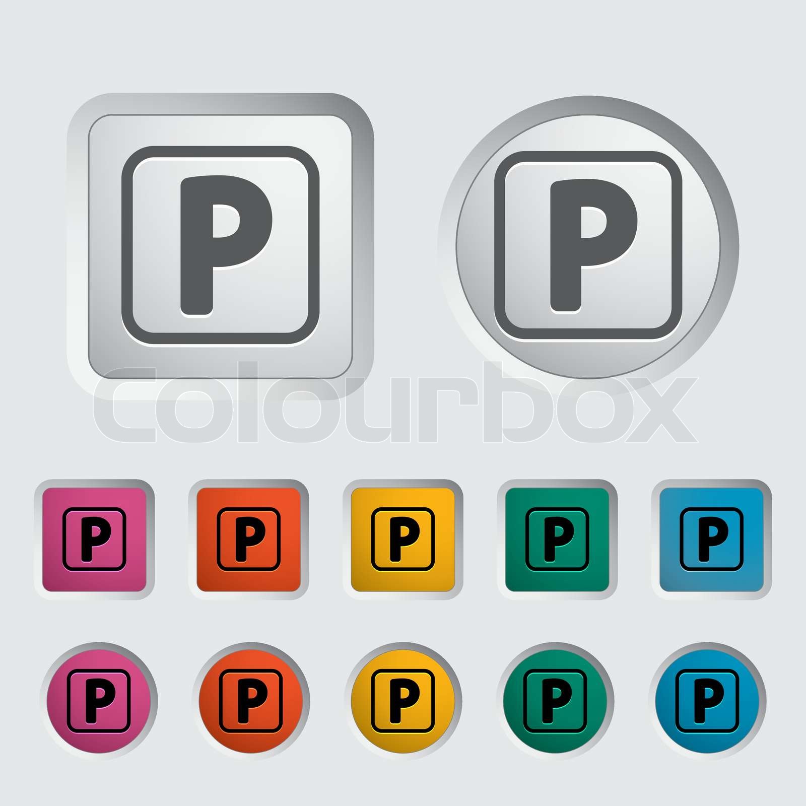 Parking symbol | Stock vector | Colourbox