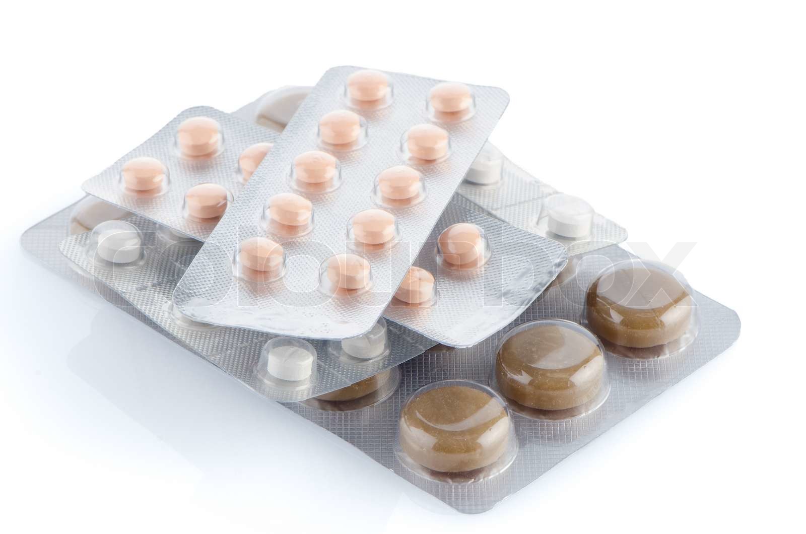 Packs of pills | Stock image | Colourbox
