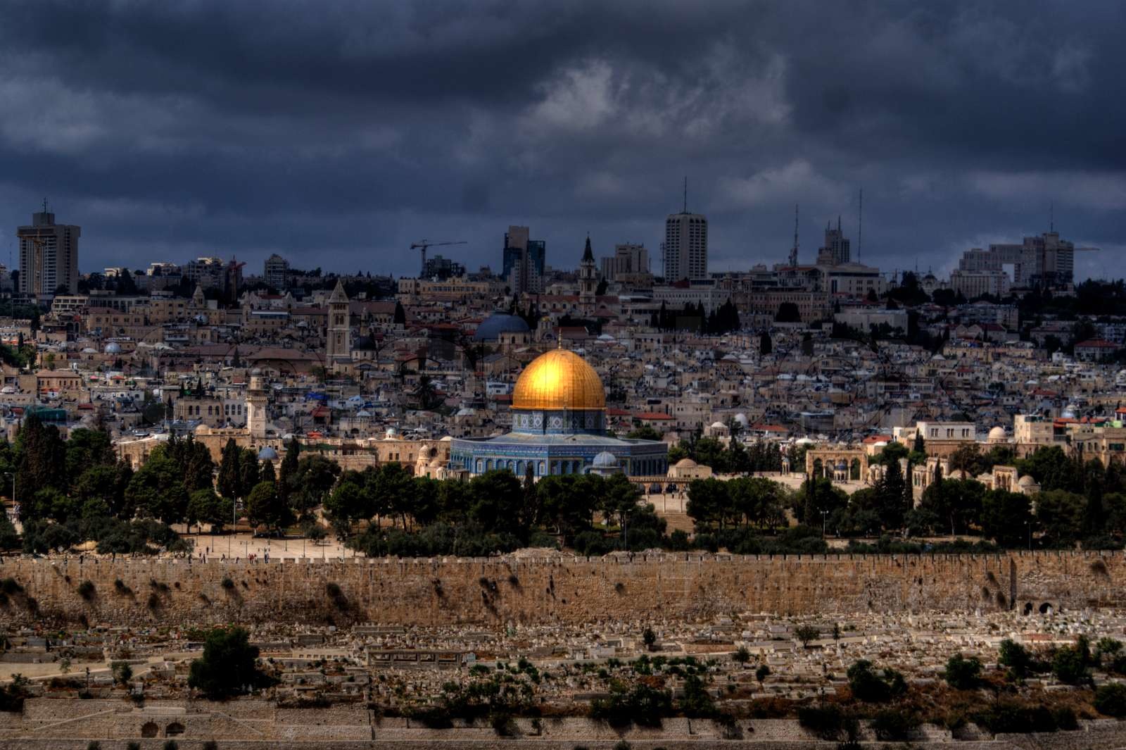 Jerusalem Tempelberg Panorama | Stock Bild | Colourbox