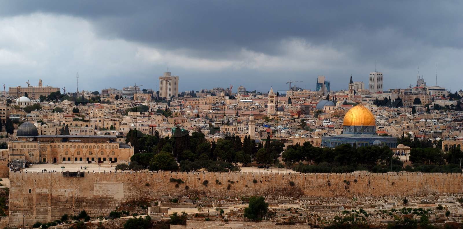 Jerusalem temple mount panorama | Stock image | Colourbox