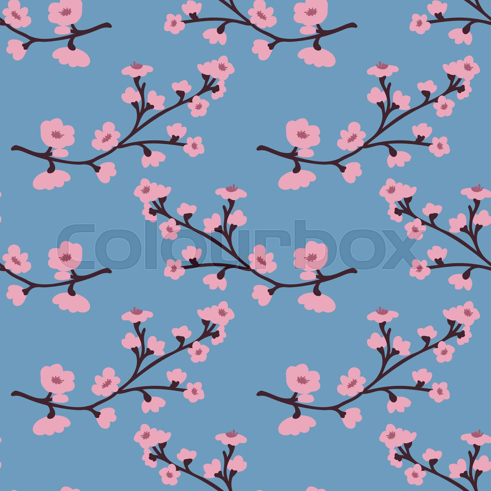 Seamless floral pattern | Stock vector | Colourbox