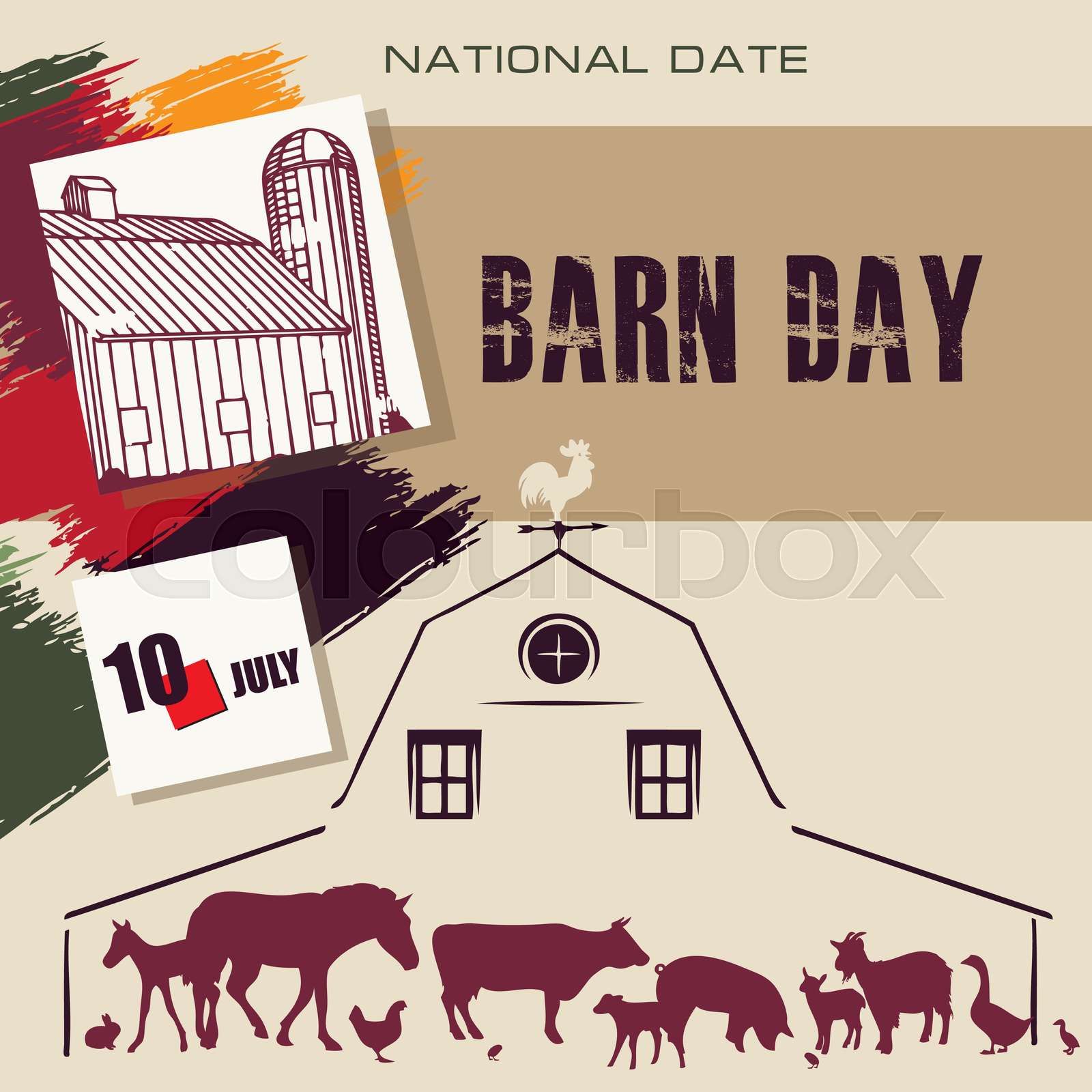 Barn Day | Stock vector | Colourbox