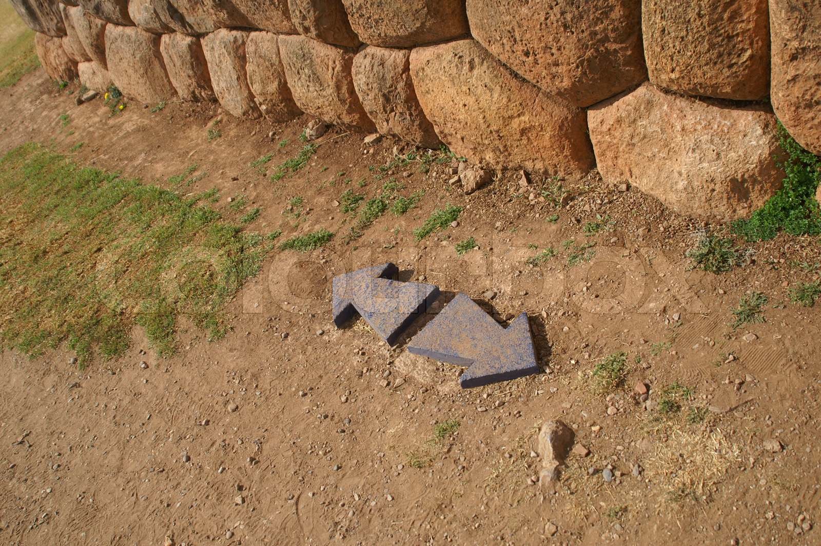 Inca castle ruins in Chinchero | Stock image | Colourbox