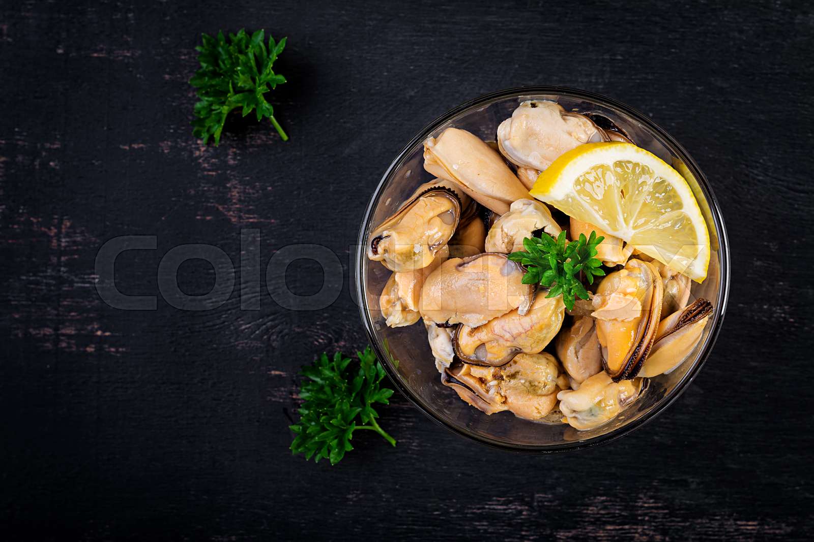 musling, frisk, skaldyr | Stock foto | Colourbox