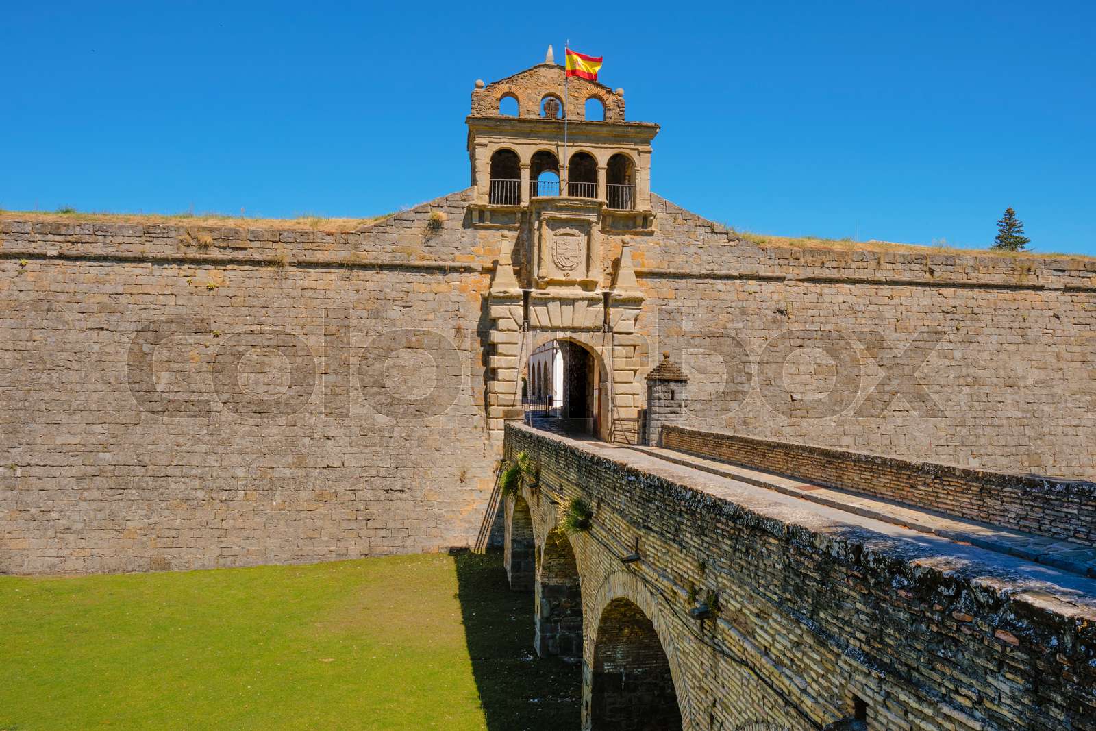 Citadel of Jaca, in Jaca, Spain | Stock image | Colourbox