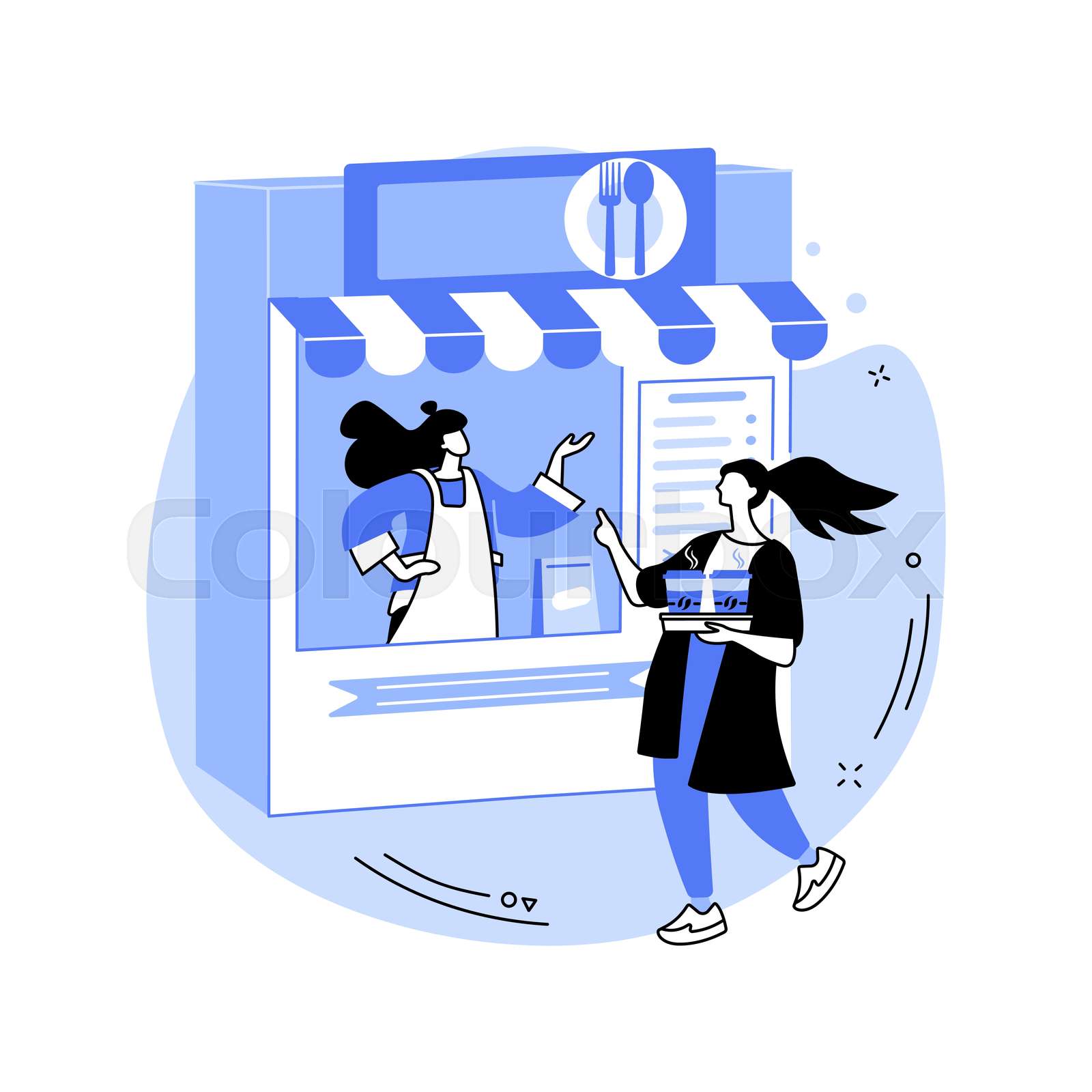 Take away coffee isolated cartoon vector illustrations. | Stock vector ...