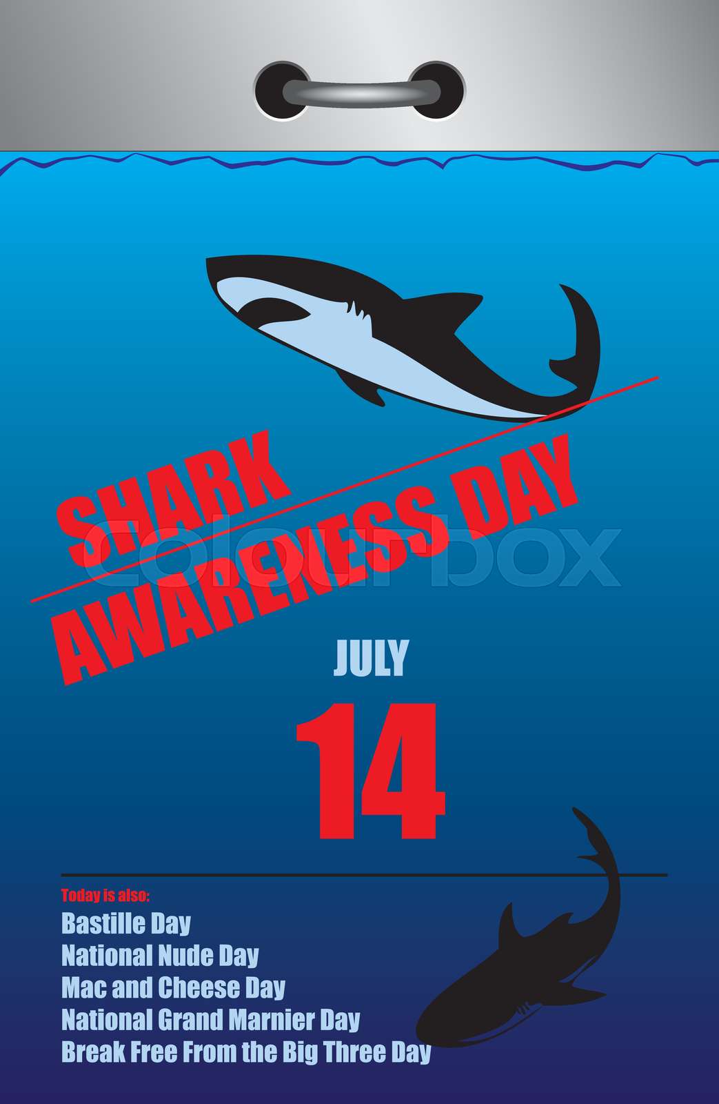 Shark Awareness Day | Stock vector | Colourbox