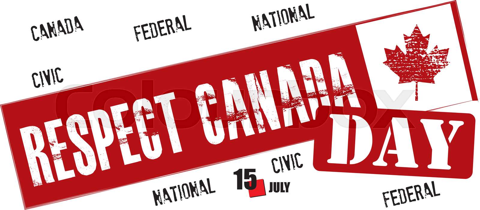 National Respect Canada Day | Stock vector | Colourbox