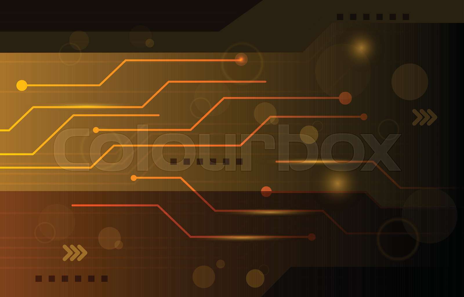 Computer Electronic Circuit Abstract Modern Technology Background Stock Vector Colourbox