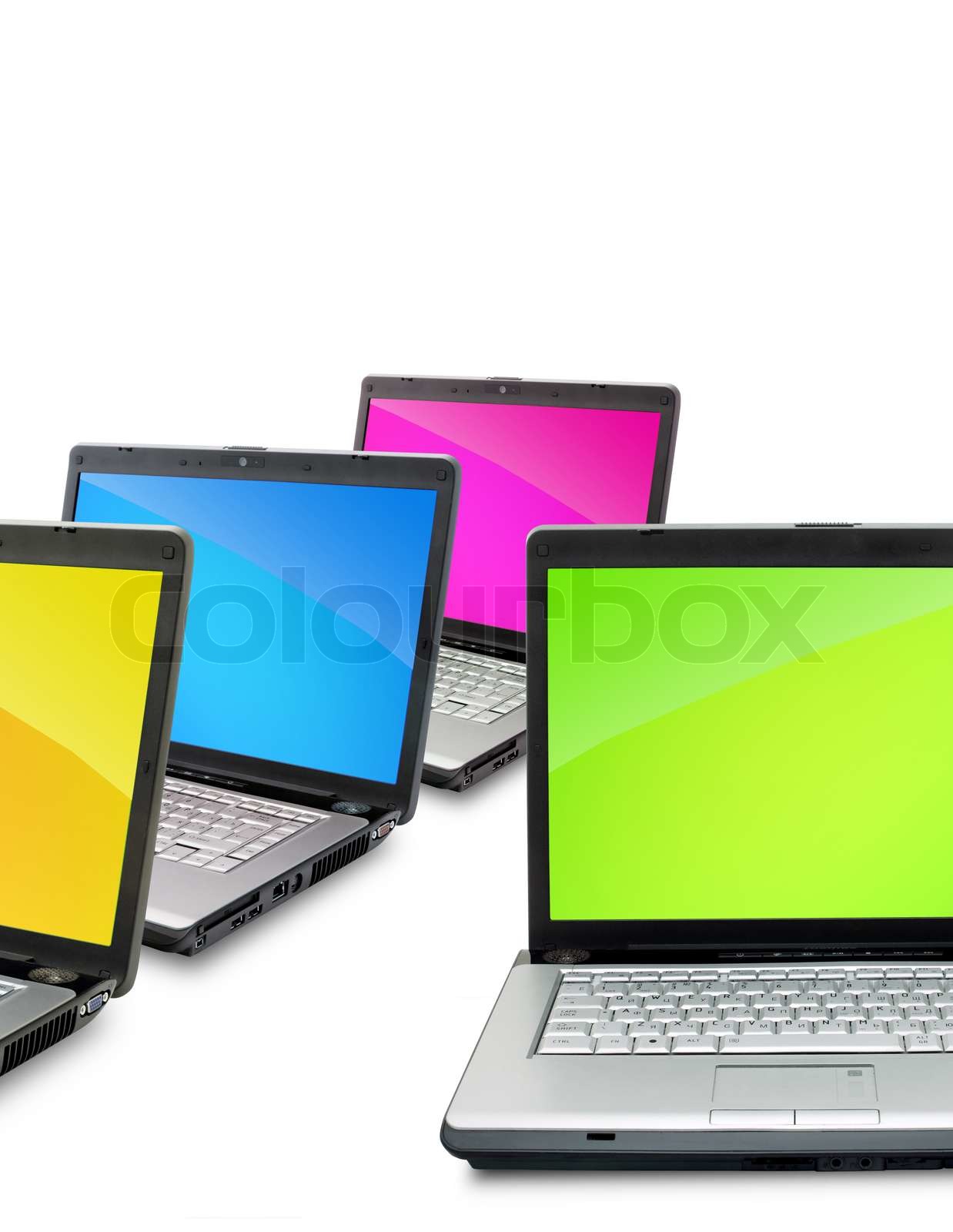 Laptops | Stock image | Colourbox