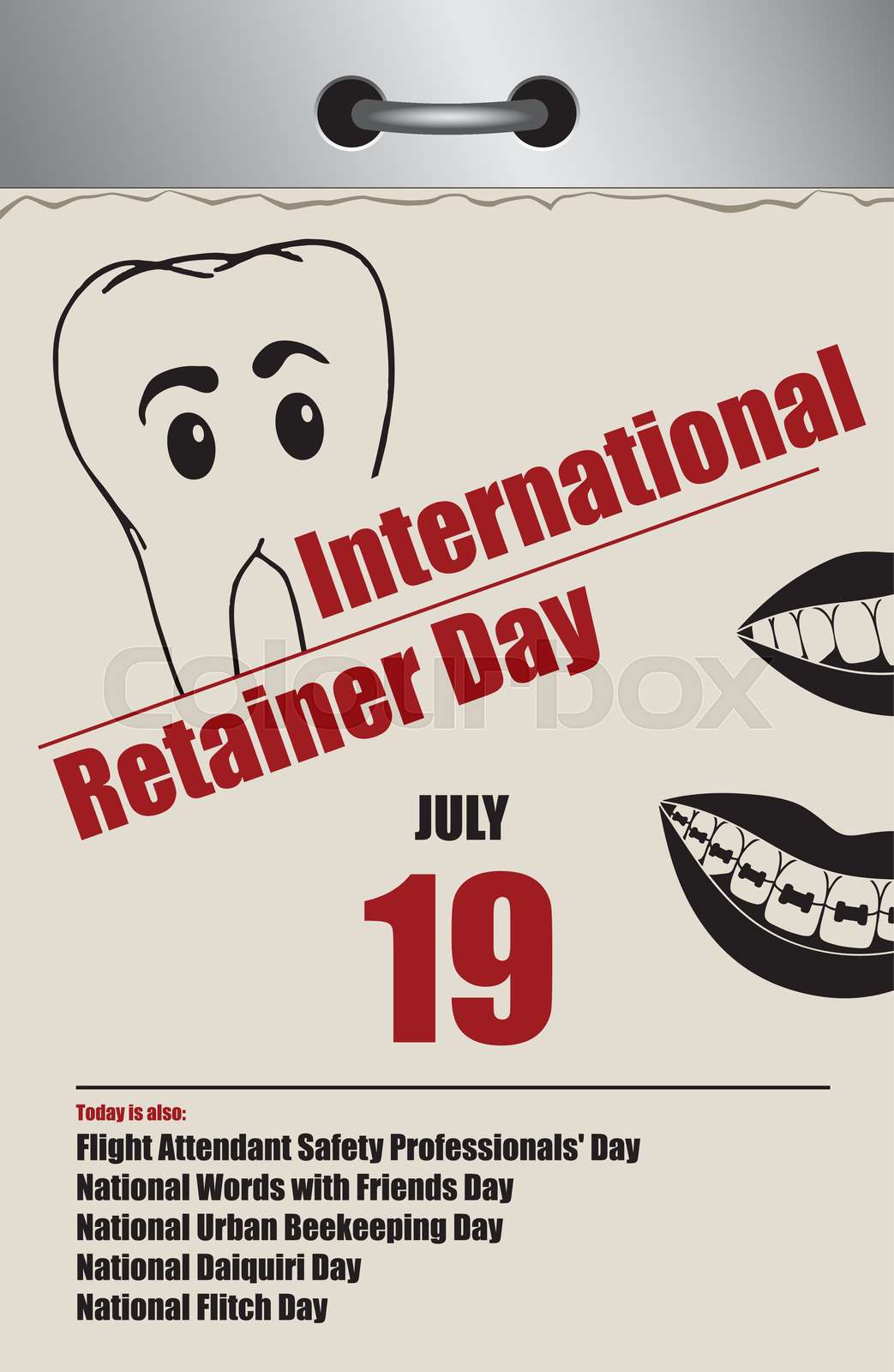 International Retainer Day | Stock vector | Colourbox