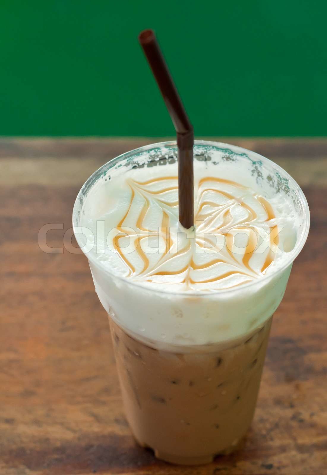 iced coffee in cafe | Stock image | Colourbox