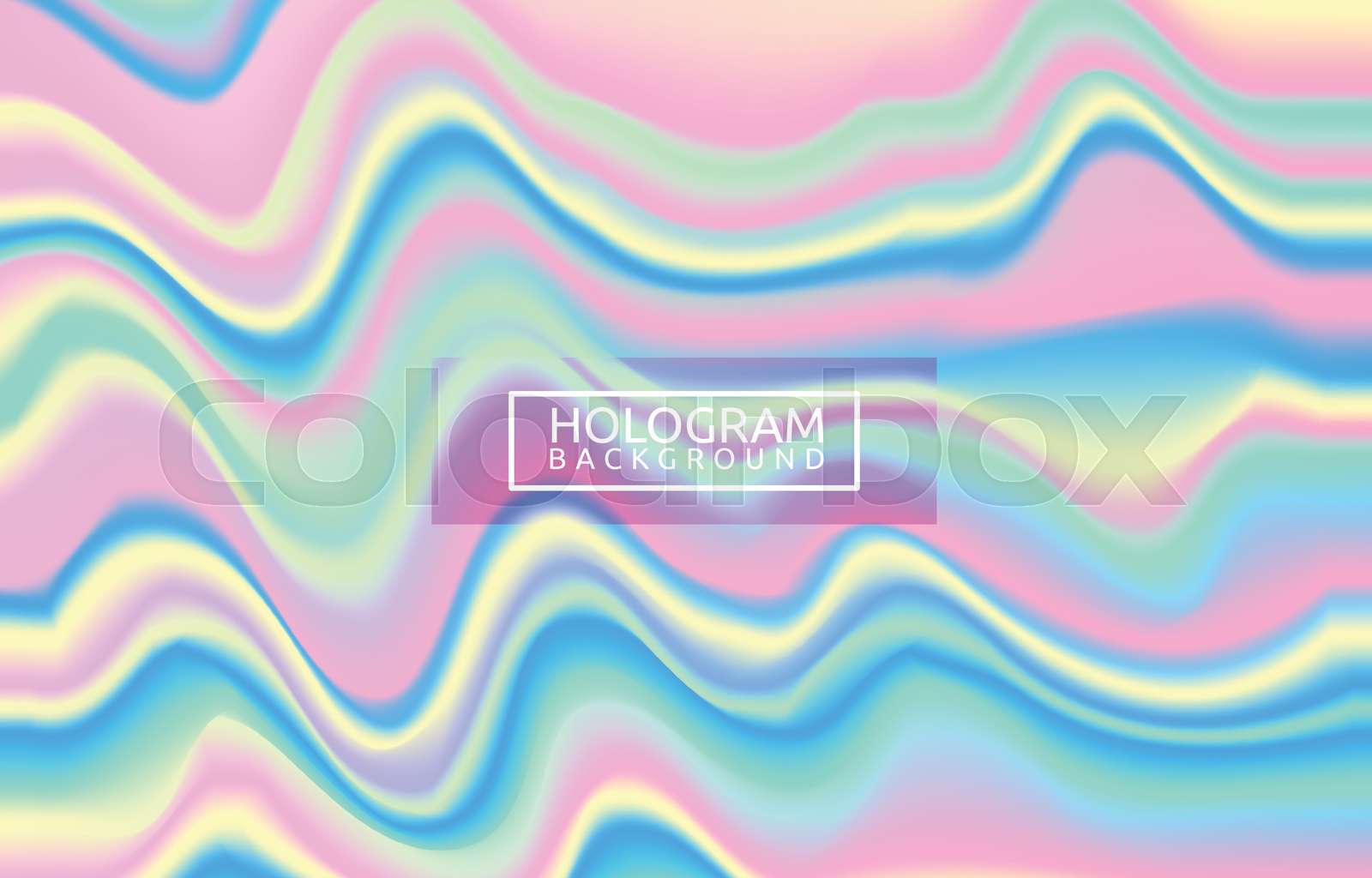 Pastel Colorful Gradient Abstract Wave Space Background Stock Vector Colourbox