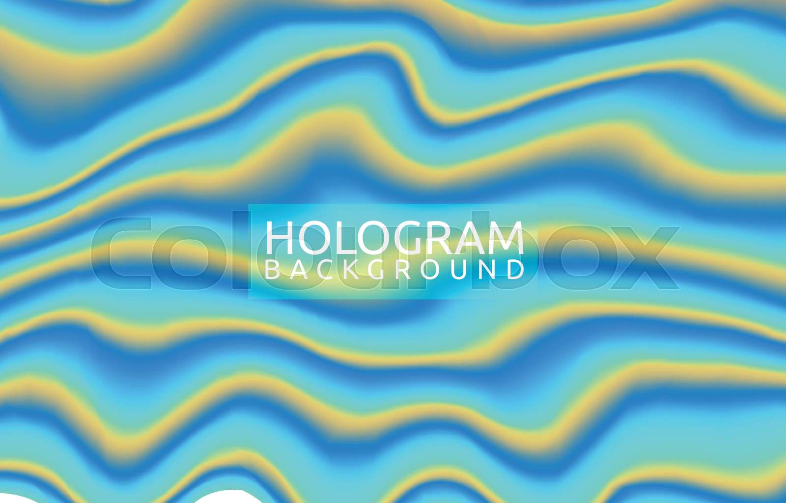 Pastel Colorful Gradient Abstract Wave Space Background Stock Vector