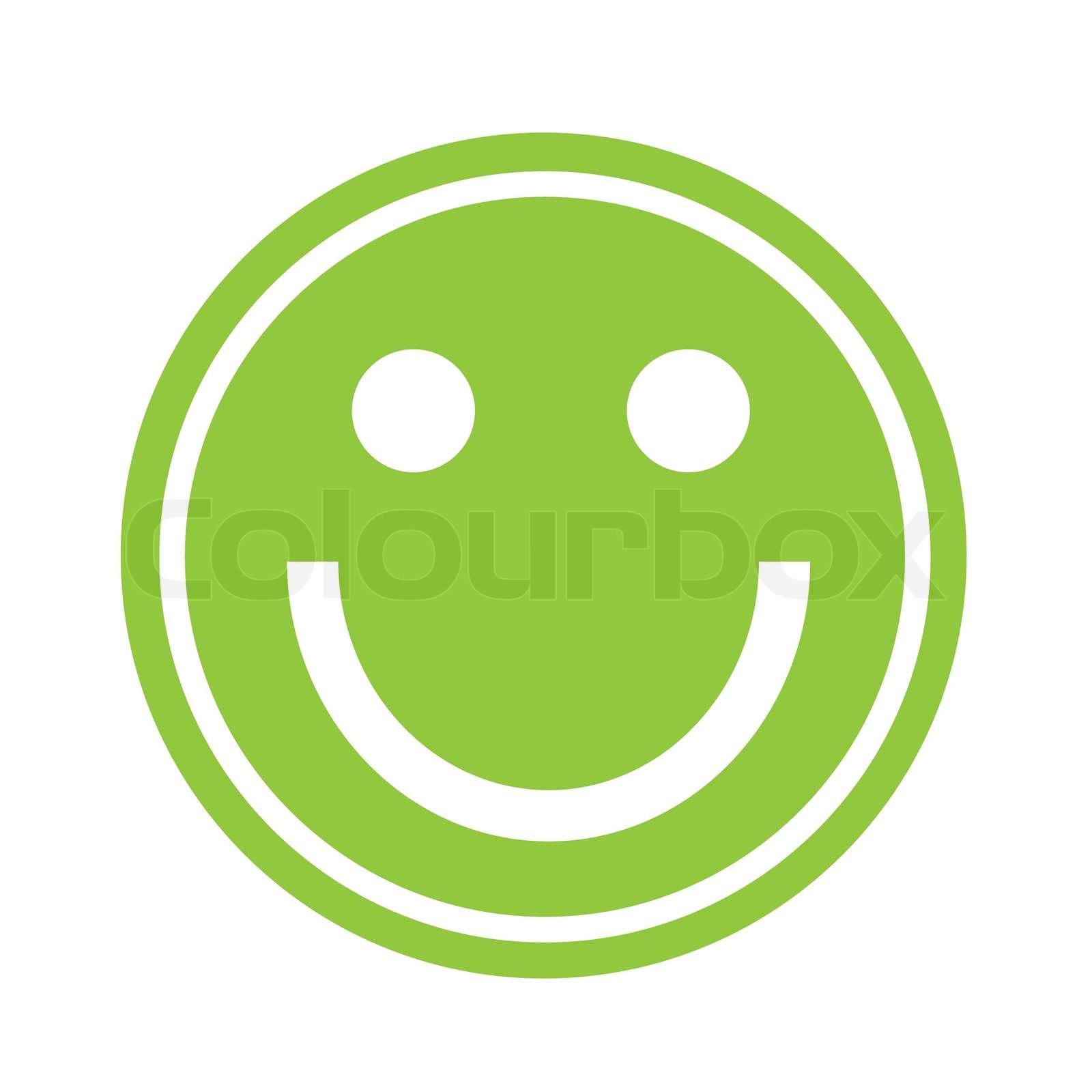 Green Smiley Face Icon