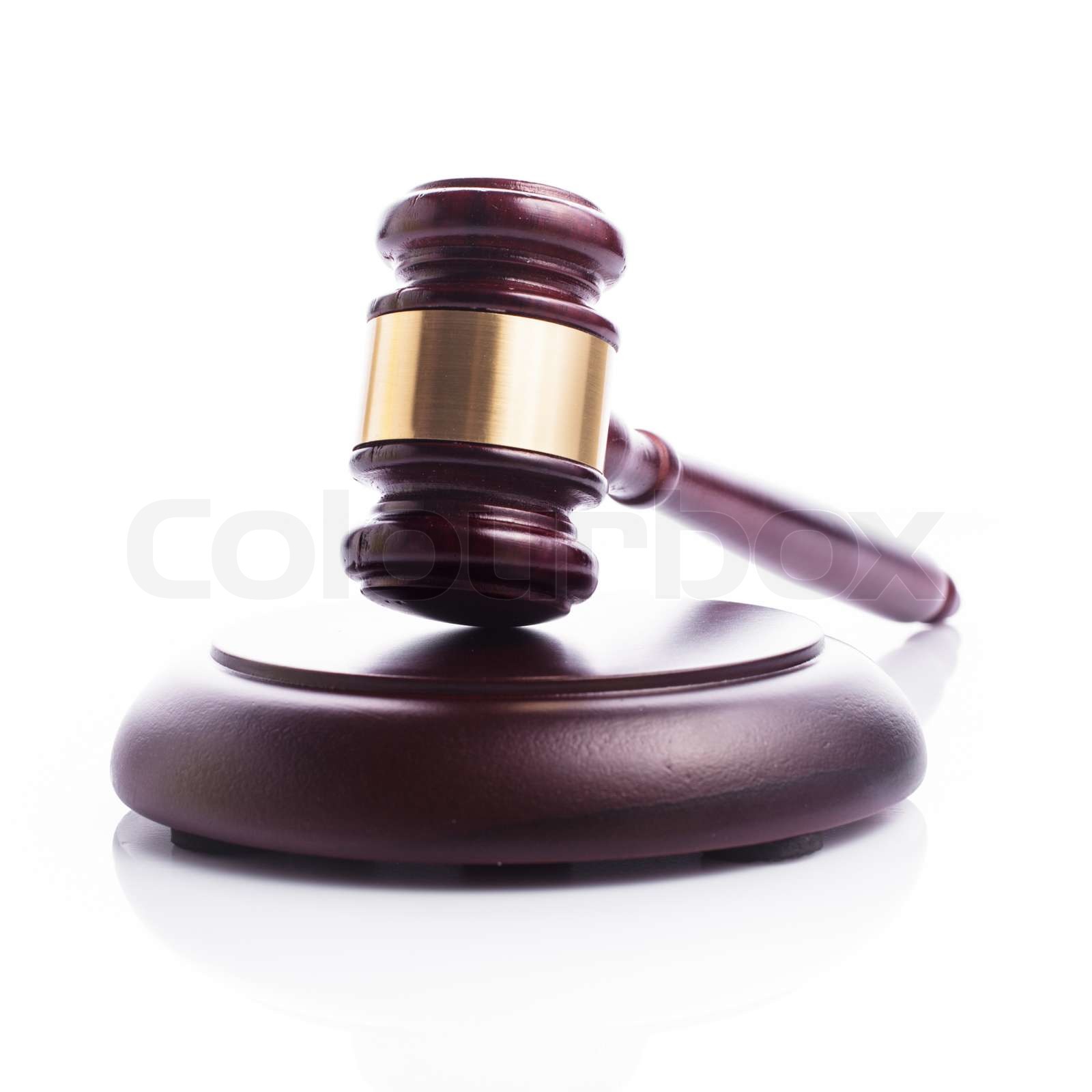 Wooden gavel | Stock image | Colourbox