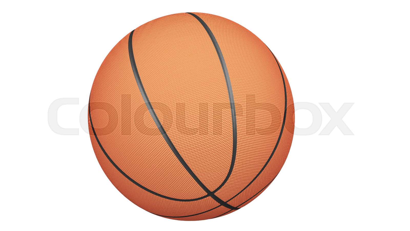 Realistic Basketball Spinning Around in a 3D animation | Stock video ...
