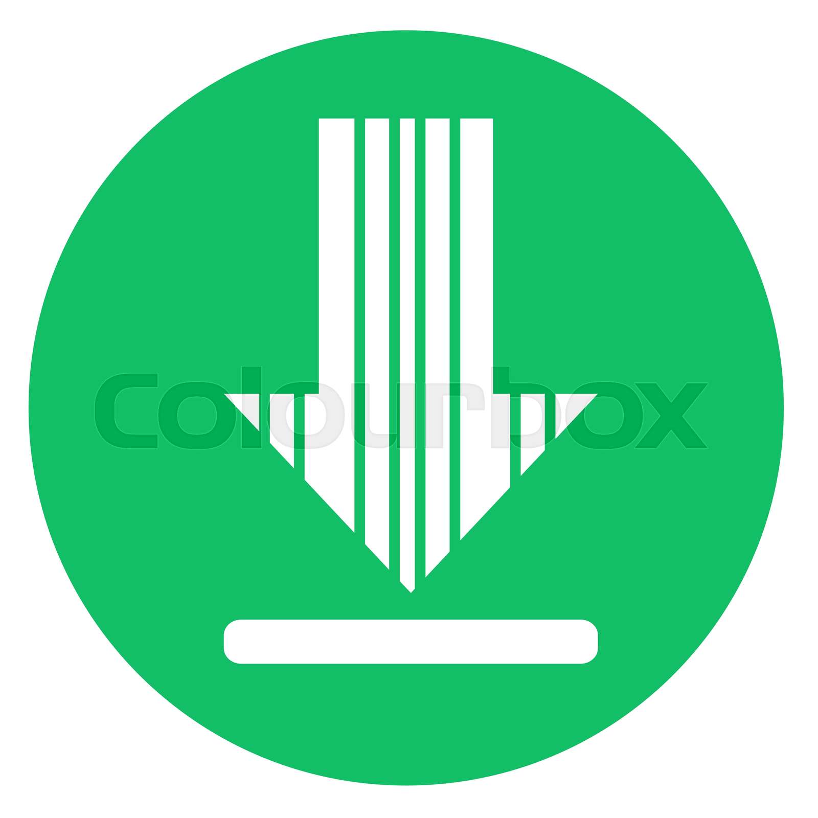 Download icon sign symbol design | Stock vector | Colourbox