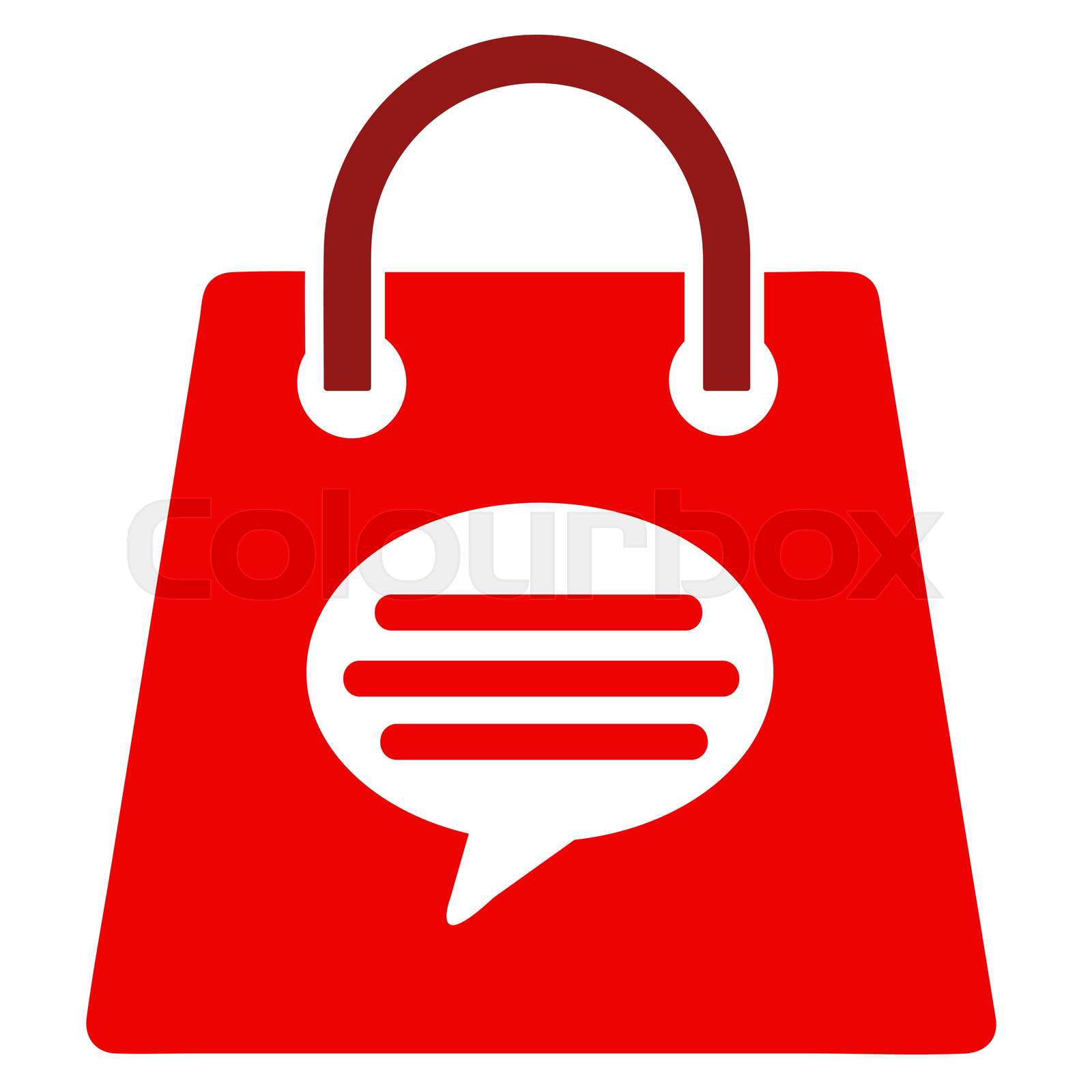 Shopping bag icon Sale package sign design | Stock vector | Colourbox