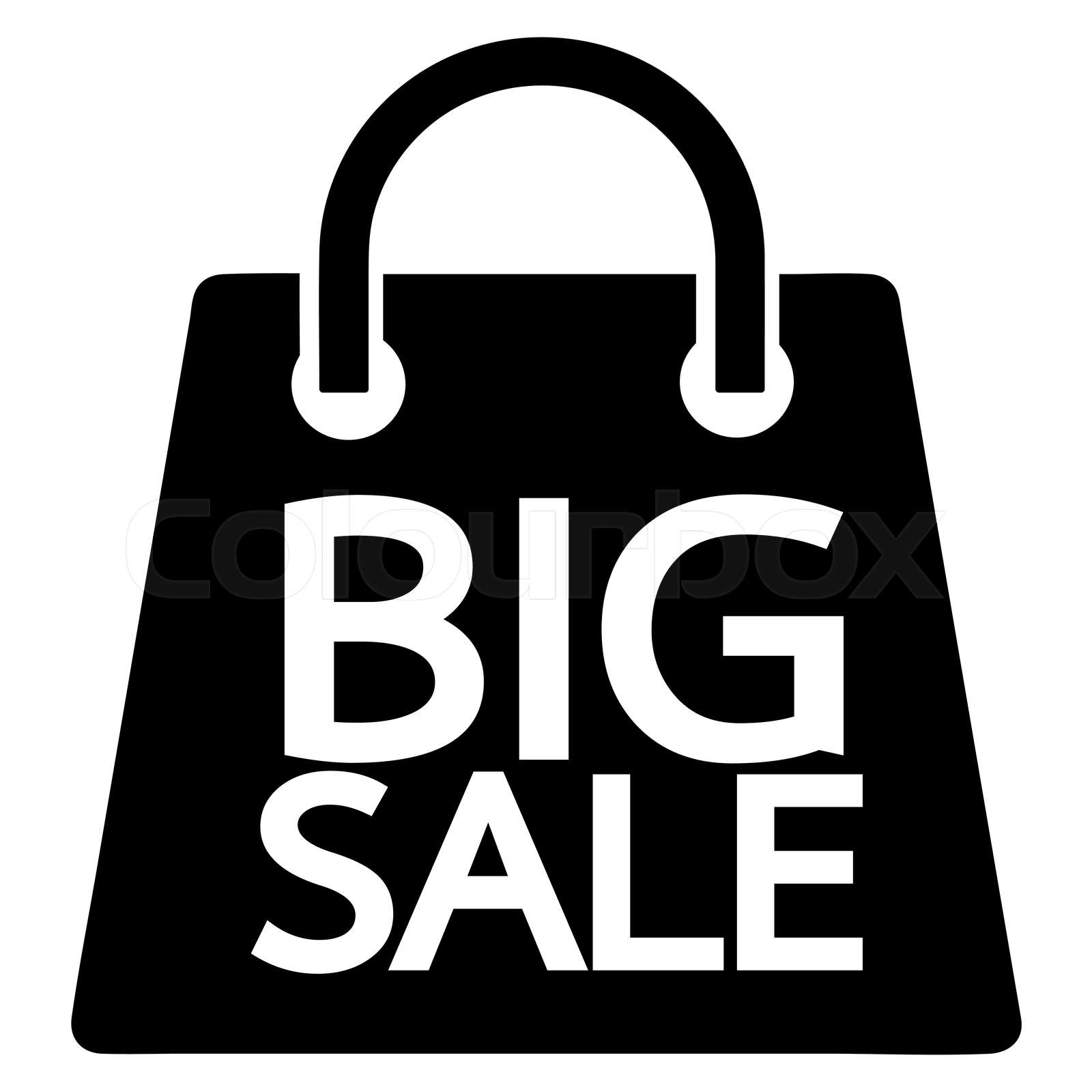 Shopping bag icon Sale package sign design | Stock vector | Colourbox