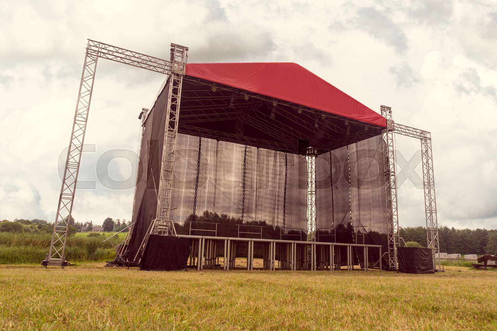Stage for concert or show | Stock image | Colourbox