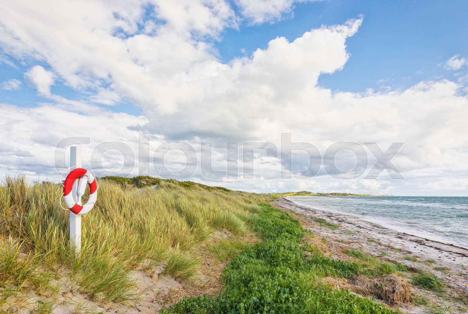 Baltic Sea beach at Ristinge, Langeland, Denmark | Stock image | Colourbox