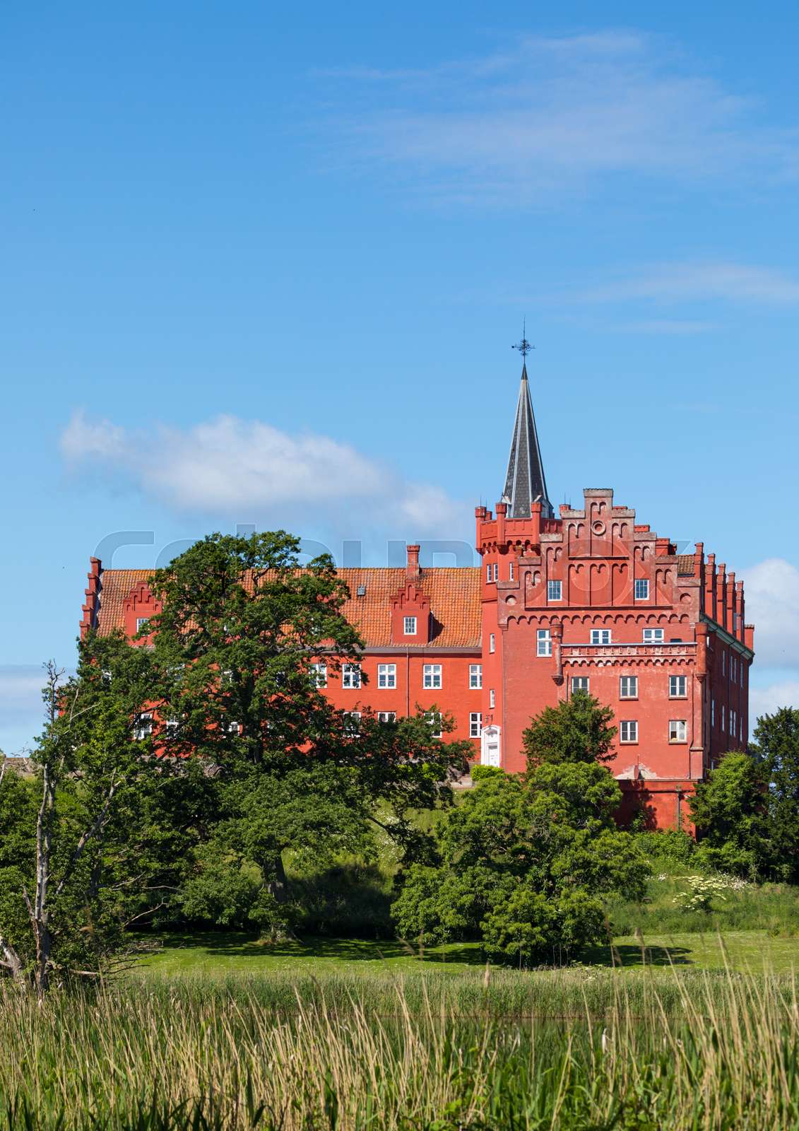 Castle at Tranekær, Langeland, Denmark | Stock image | Colourbox