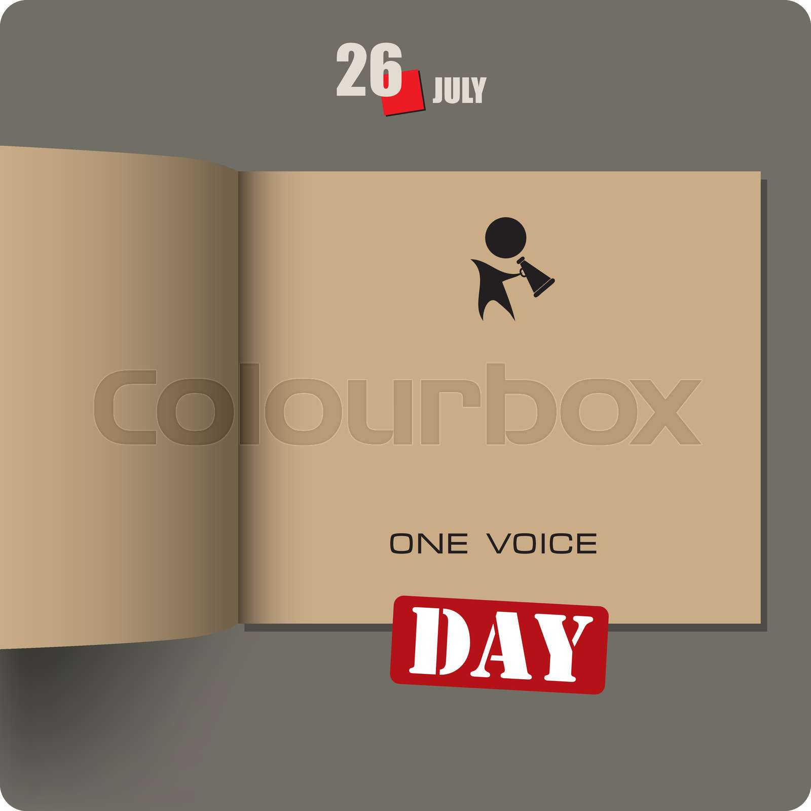 One Voice Day | Stock vector | Colourbox