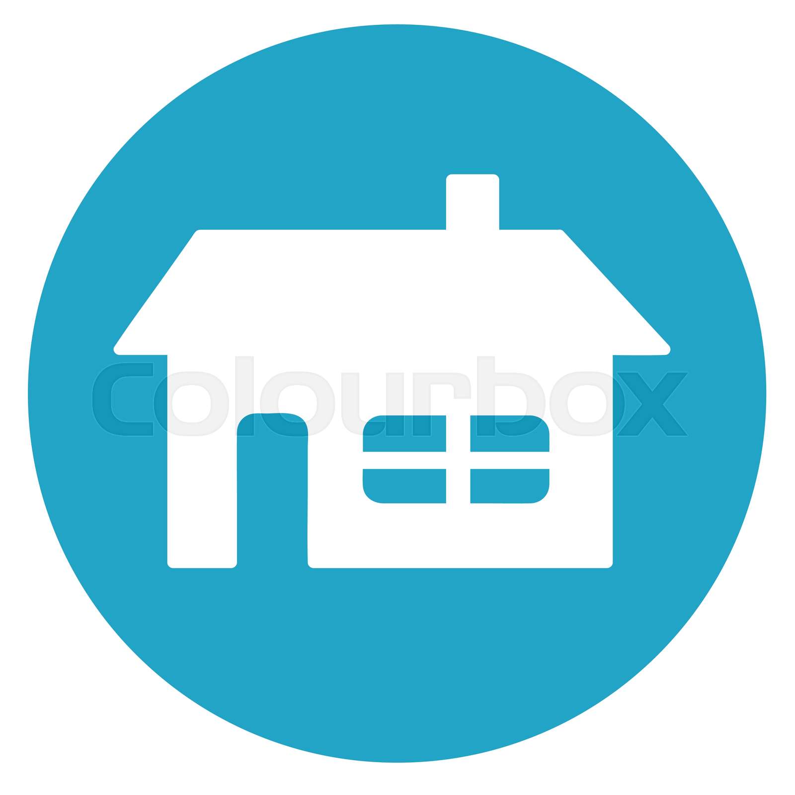 House and Home icon symbol sign | Stock vector | Colourbox