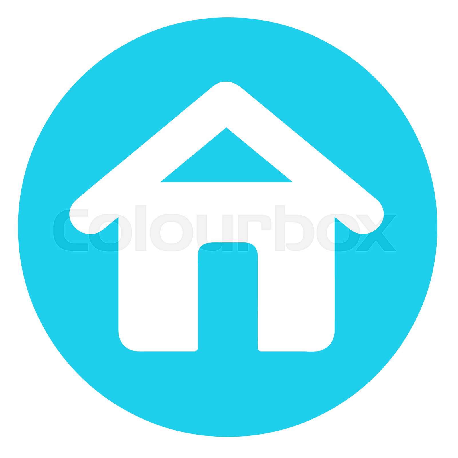 House and Home icon symbol sign | Stock vector | Colourbox