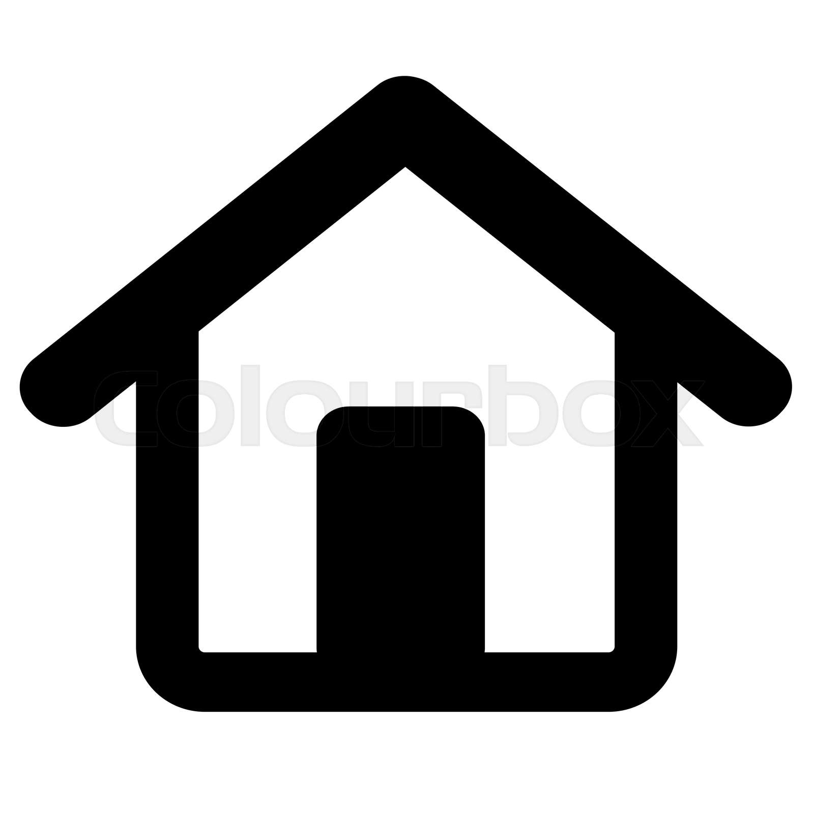 House and Home icon symbol sign | Stock vector | Colourbox