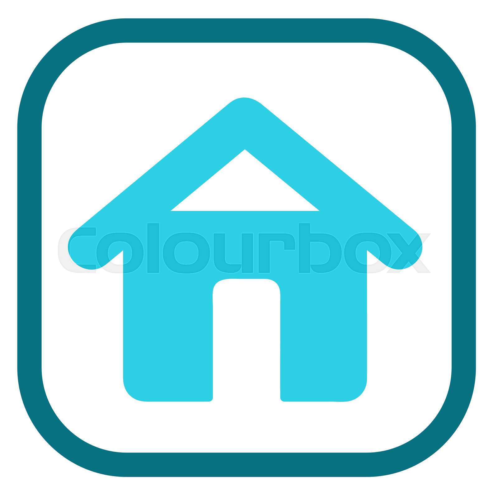 House and Home icon symbol sign | Stock vector | Colourbox