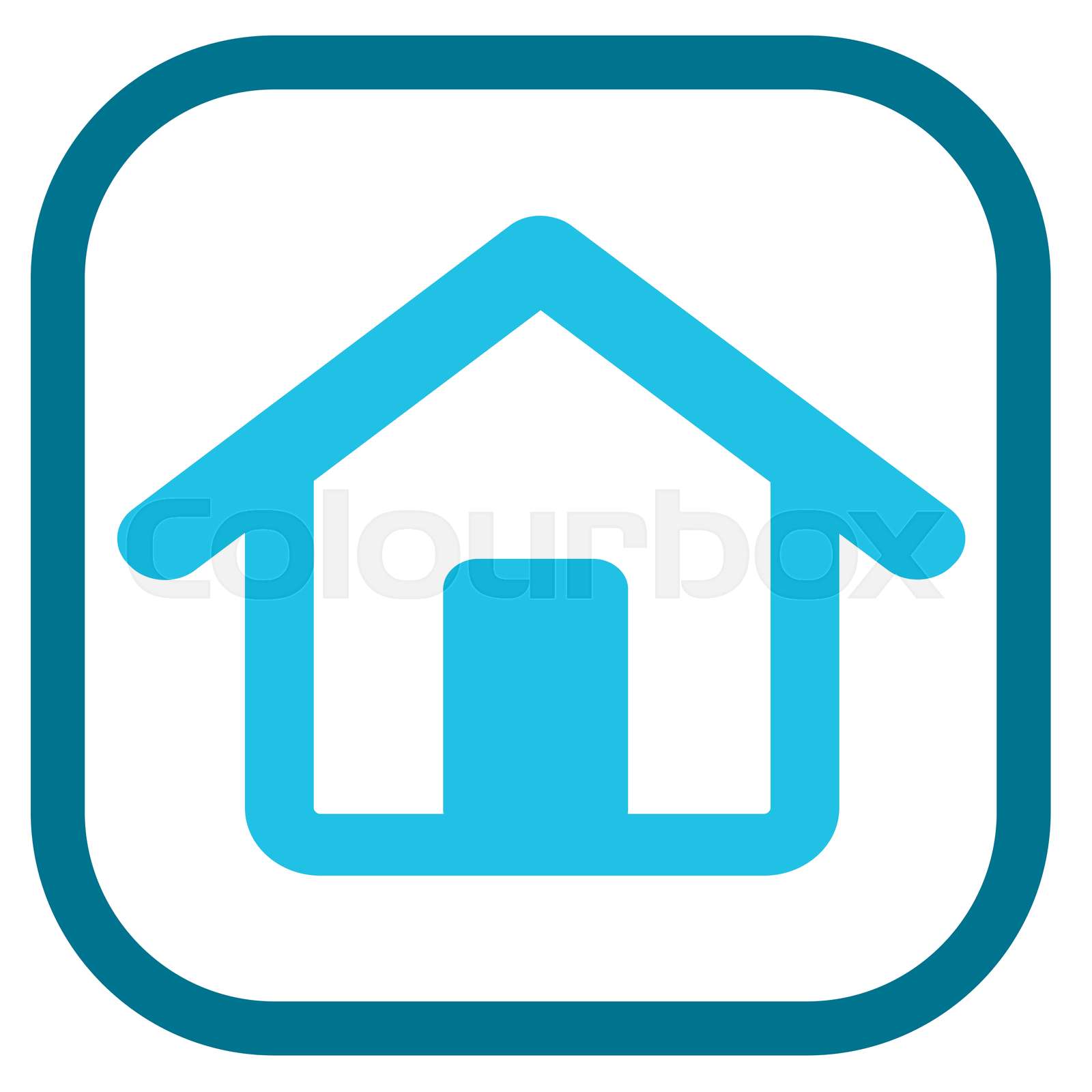 House and Home icon symbol sign | Stock vector | Colourbox
