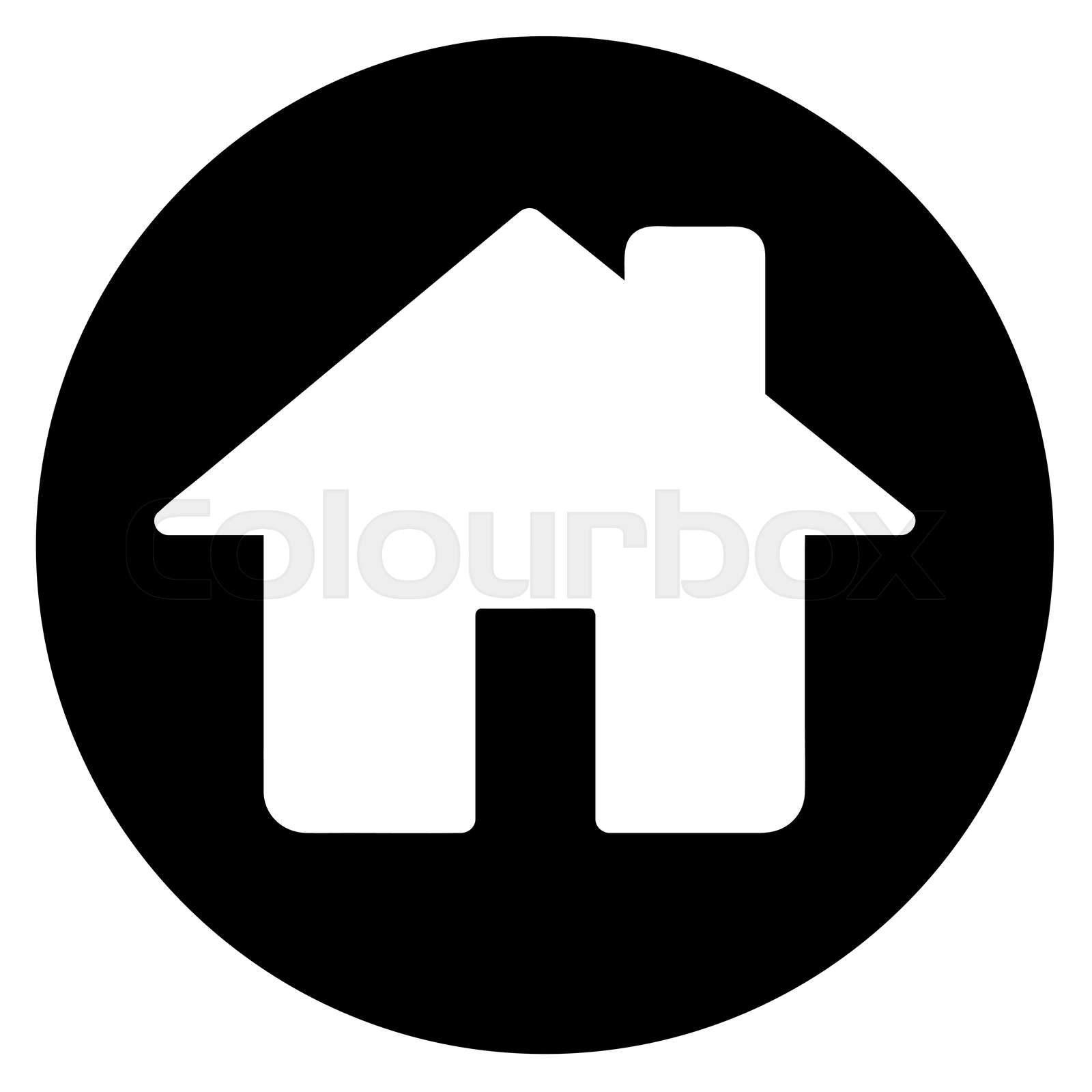 House and Home icon symbol sign | Stock vector | Colourbox
