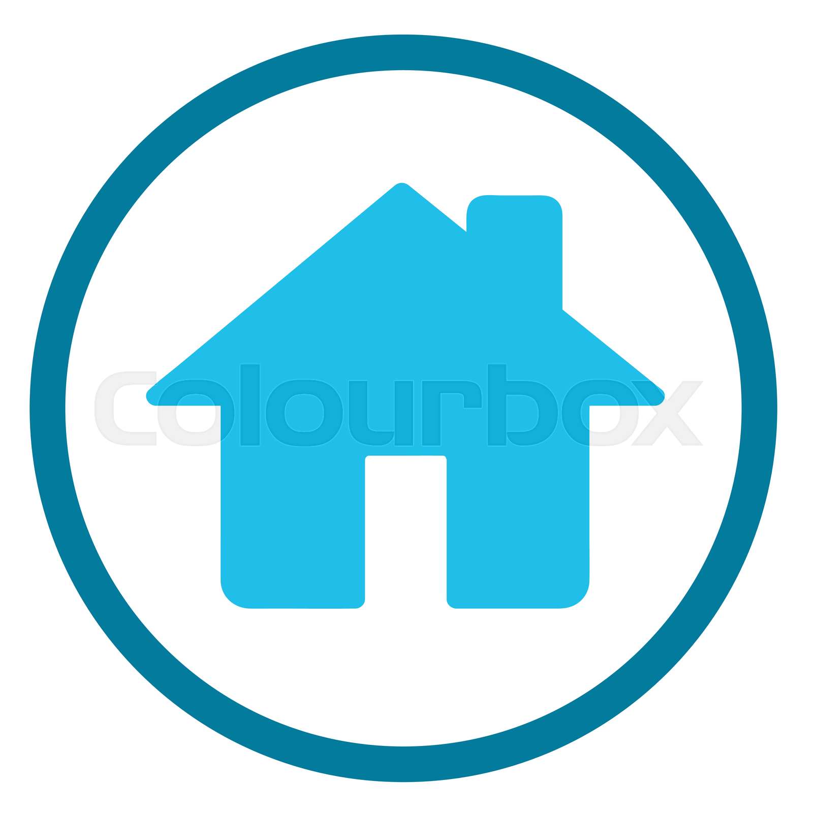 House and Home icon symbol sign | Stock vector | Colourbox