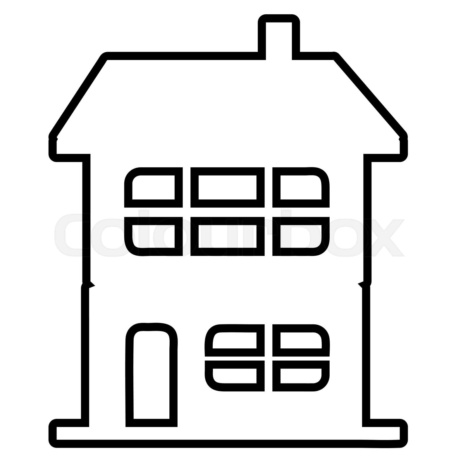 House and Home icon symbol sign | Stock vector | Colourbox