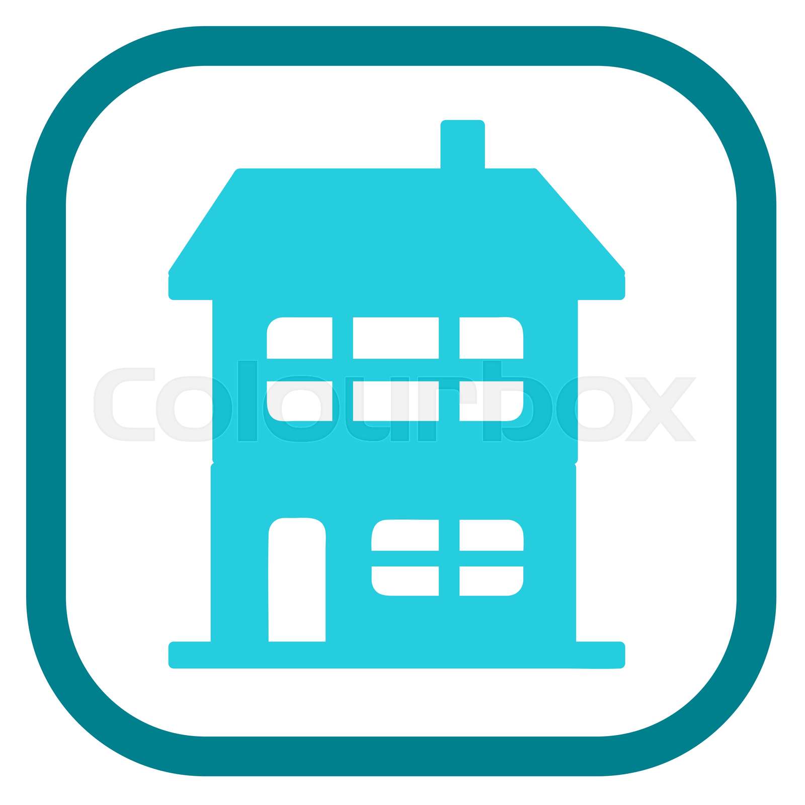 House and Home icon symbol sign | Stock vector | Colourbox