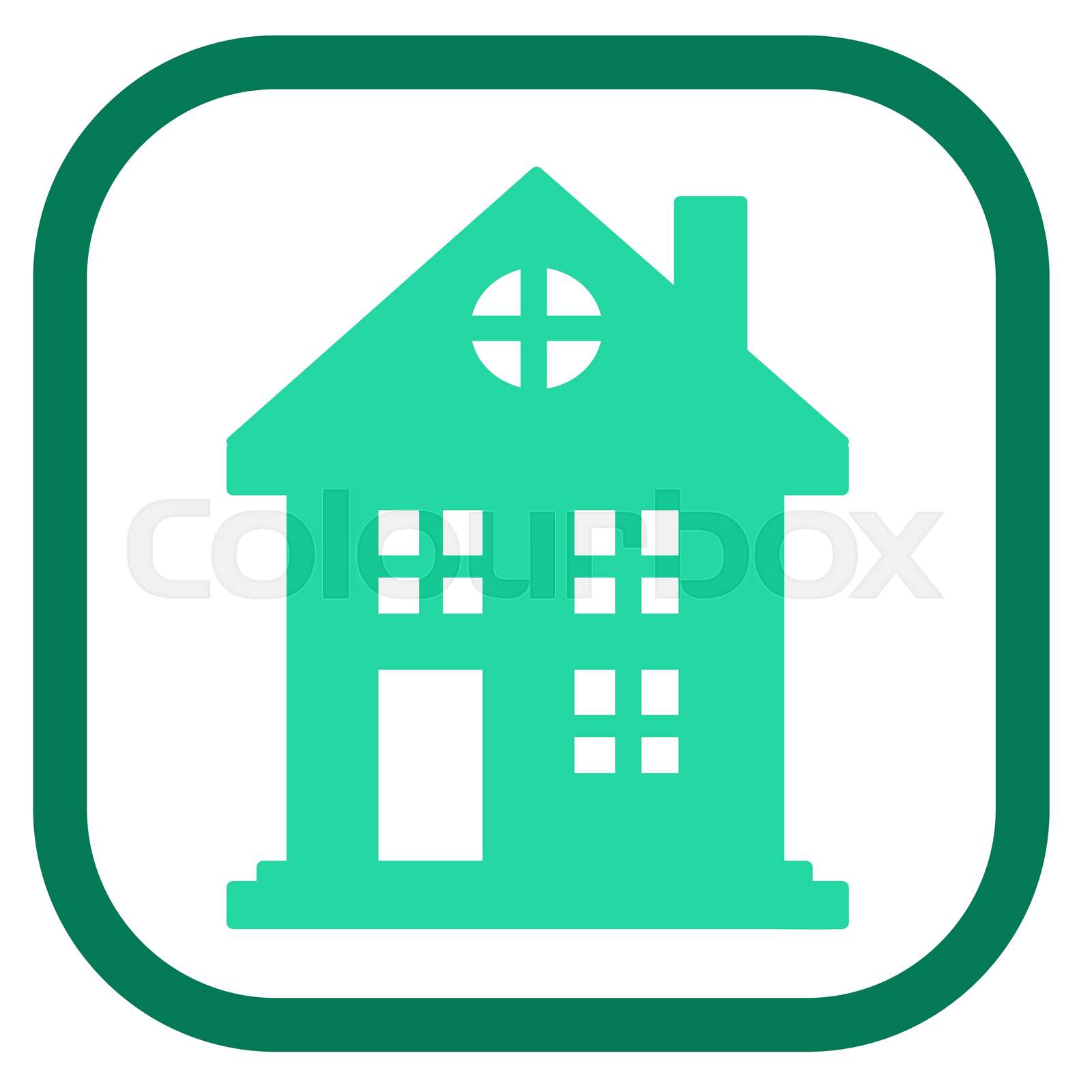 House and Home icon symbol sign | Stock vector | Colourbox