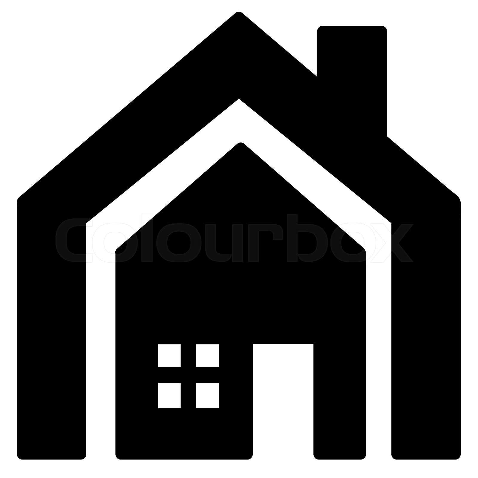 House and Home icon symbol sign | Stock vector | Colourbox