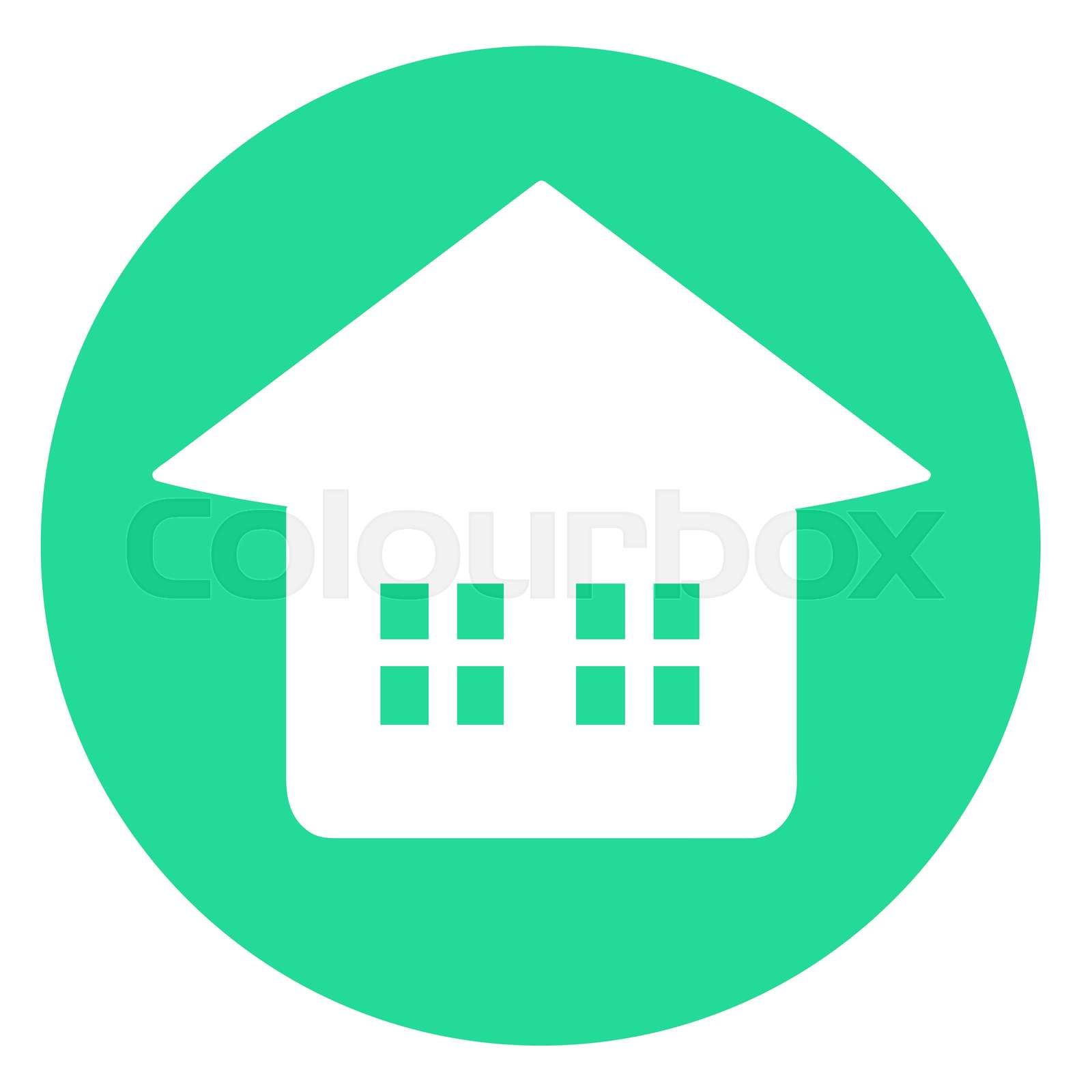 House and Home icon symbol sign | Stock vector | Colourbox