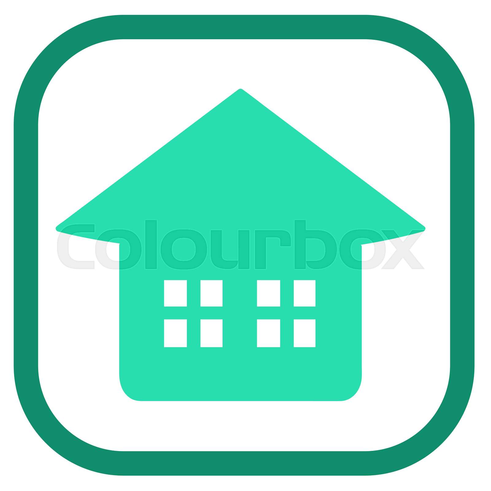 House and Home icon symbol sign | Stock vector | Colourbox